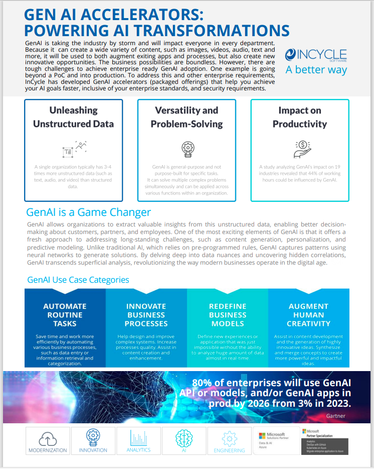 Azure GenAI Innovation Accelerators